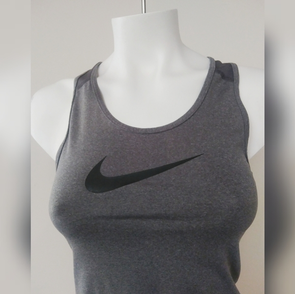 Nike | Tops | Nike Razor Back Drifit Tank Top Grey | Poshmark